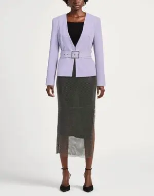 Liu Jo Jacket Lilac Size Polyester, Elastane