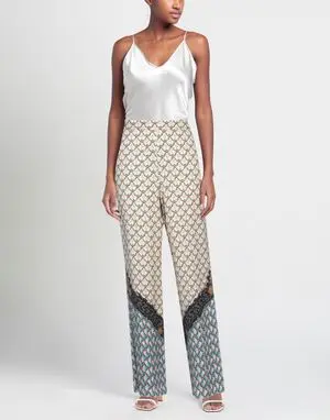 Etro Pants Ivory Size Viscose, Elastane