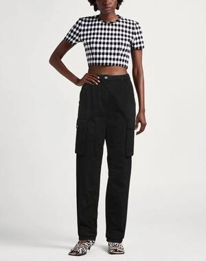 Moschino Pants Size Cotton - Black