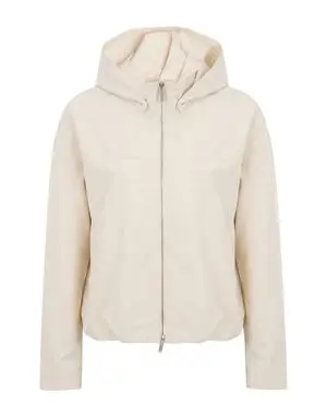 Emporio Armani Jacket Cream Size Cotton, Polyamide