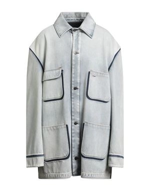 MAISON MARGIELA Denim Outerwear Size Cotton, Polyester - Blue