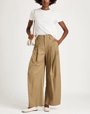 Brunello Cucinelli Pants Camel Size Cotton, Ecobrass