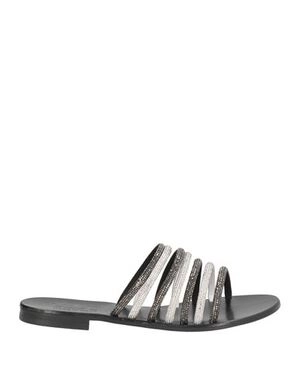 V°73 Sandals Size Textile Fibers - Black