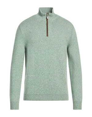 Fedeli Turtleneck Light Size Cashmere, Leather - Green