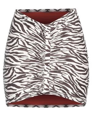 REINA OLGA Polyamide Econyl Tiger Stripes Mini Skirt