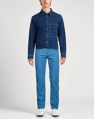 JACOB COHЁN Pants Deep Teal Size Cotton, Lyocell, Elastane