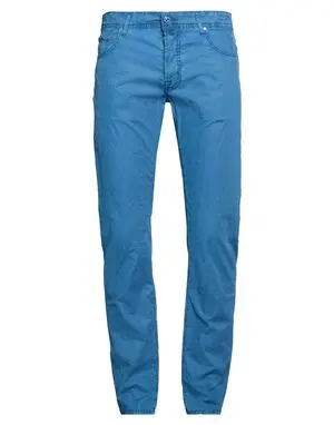 JACOB COHЁN Pants Deep Teal Size Cotton, Lyocell, Elastane