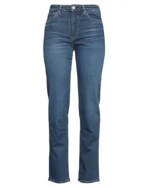 Ag Cotton Blend Straight-leg Denim Trousers