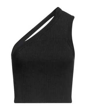 Jacquemus Top Size Linen, Polyamide, Elastane - Black
