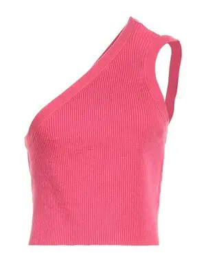 Jacquemus One-shoulder Knit Top - Magenta