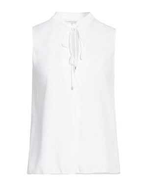 Patrizia Pepe Top Lime Size Viscose - White