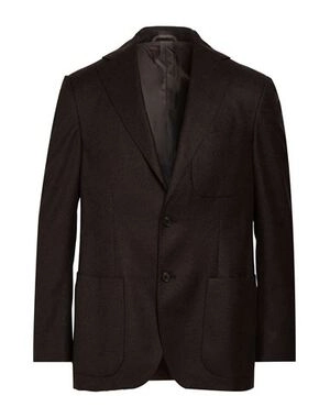 Caruso Blazer Dark Size Wool - Brown