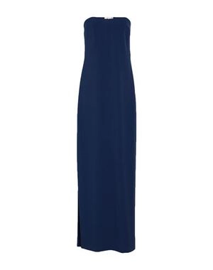 Elisabetta Franchi Strapless Crepe Maxi Gown