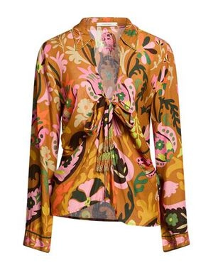 Malìparmi Paisley-print Viscose Shirt - Light Brown