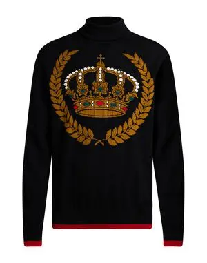 Dolce & Gabbana Turtleneck Size Cashmere, Virgin Wool