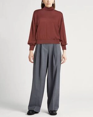 Peserico Turtleneck Brick Size Virgin Wool