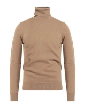 Alpha Studio Turtleneck Camel Size Geelong Wool - Beige