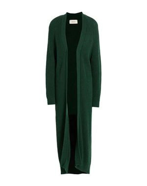 VICOLO Cardigan Dark Size Acrylic, Wool, Viscose, Alpaca Wool - Green