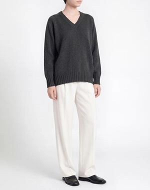ARAGONA Cashmere Heavy-weight Knit V-neck Sweater