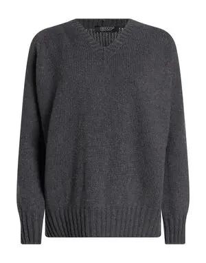 ARAGONA Cashmere Heavy-weight Knit V-neck Sweater
