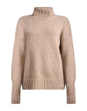 ARAGONA Turtleneck Taupe Size Cashmere - Grey