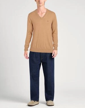 Tommy Hilfiger Sweater Camel Size Cotton, Cashmere