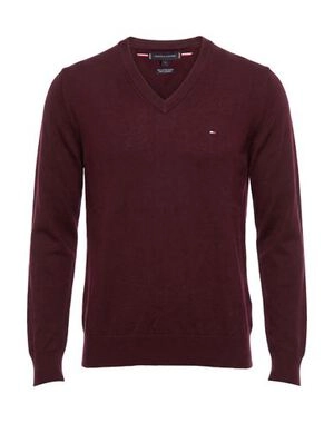 Tommy Hilfiger V-neck Sweater - Red
