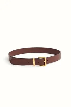 FRONT ROW SHOP Leather Belt - Brown