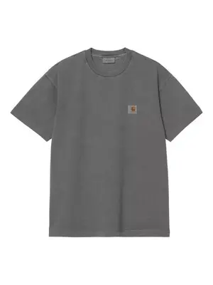 Carhartt Work In Progress Logo Cotton T-shirt - Black