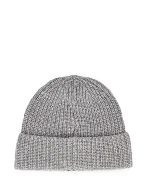 Stone Island Logo Wool Beanie