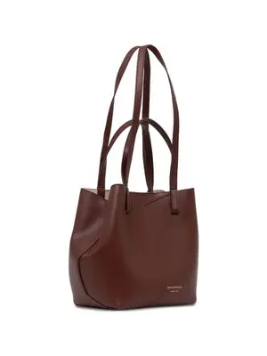 Emporio Armani Small Leather Tote Bag