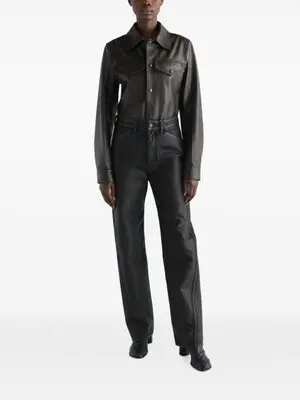 LEMAIRE Leather Trousers