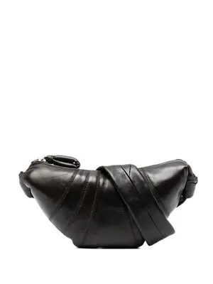 LEMAIRE Croissant Small Leather Shoulder Bag - Brown