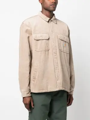 Carhartt Work In Progress Cotton Shirt Jacket - Beige
