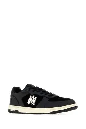 Amiri Two-tone Suede And Fabric Newport Sneakers