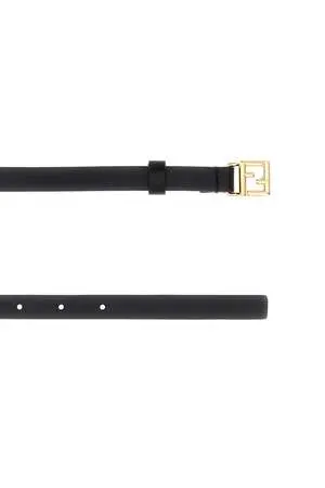 Fendi Black Leather Belt