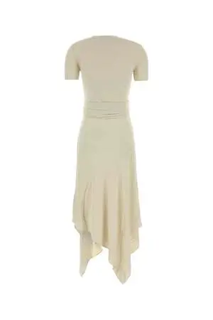 Alaïa Ivory Jersey Dress