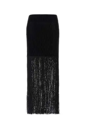 Alaïa Jersey Skirt - Black