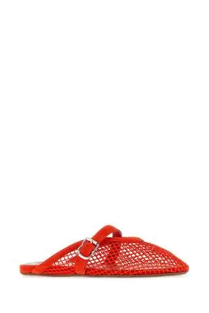 Alaïa Leather Slippers