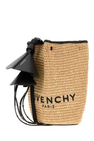 Givenchy Raffia Nano Span Bucket Bag