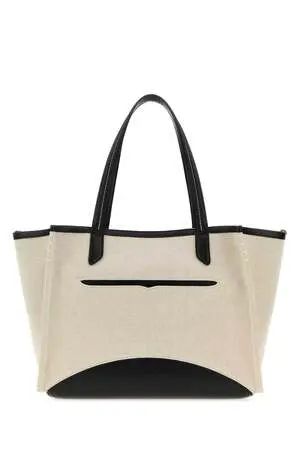 JW Anderson Sand Canvas Loafers Shopping Bag - Brown