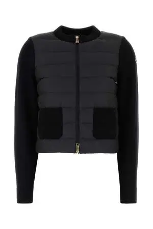 Moncler Wool Cardigan - Black