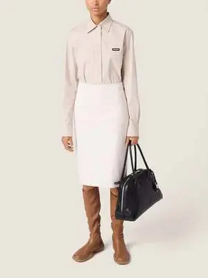 Miu Miu Popeline Stretch Shirt