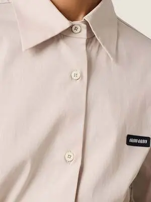 Miu Miu Popeline Stretch Shirt