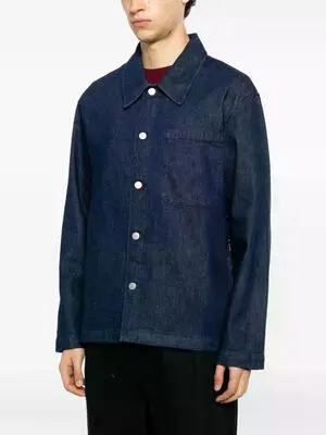 AGNES B. Chest Pocket Denim Shirt