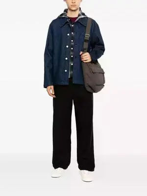 AGNES B. Chest Pocket Denim Shirt