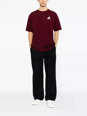 AGNES B. Logo-embroidered T-shirt