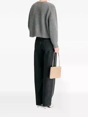 Loulou De Saison Remus Ribbed-knit Cropped Cardigan