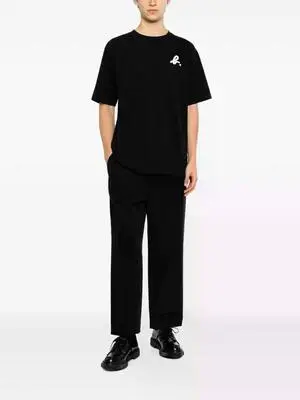 AGNES B. Logo-embroidered T-shirt