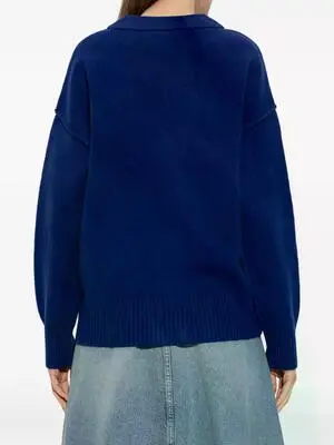 AMI Paris Virgin Wool Cardigan